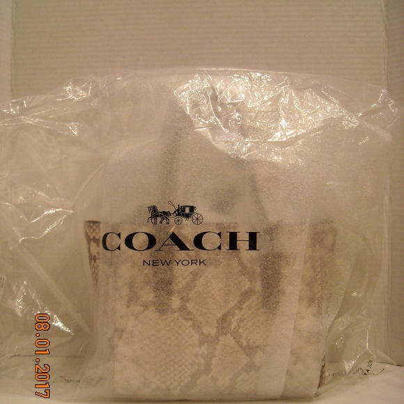Coach | Bags | Nwt Coach Exotic Python Leather Shoulder Bag | Poshmark